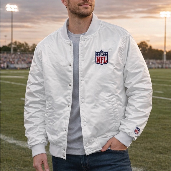 NFL | Jackets & Coats | New Nfl Official Team M Varsity Bomber Jacket ...